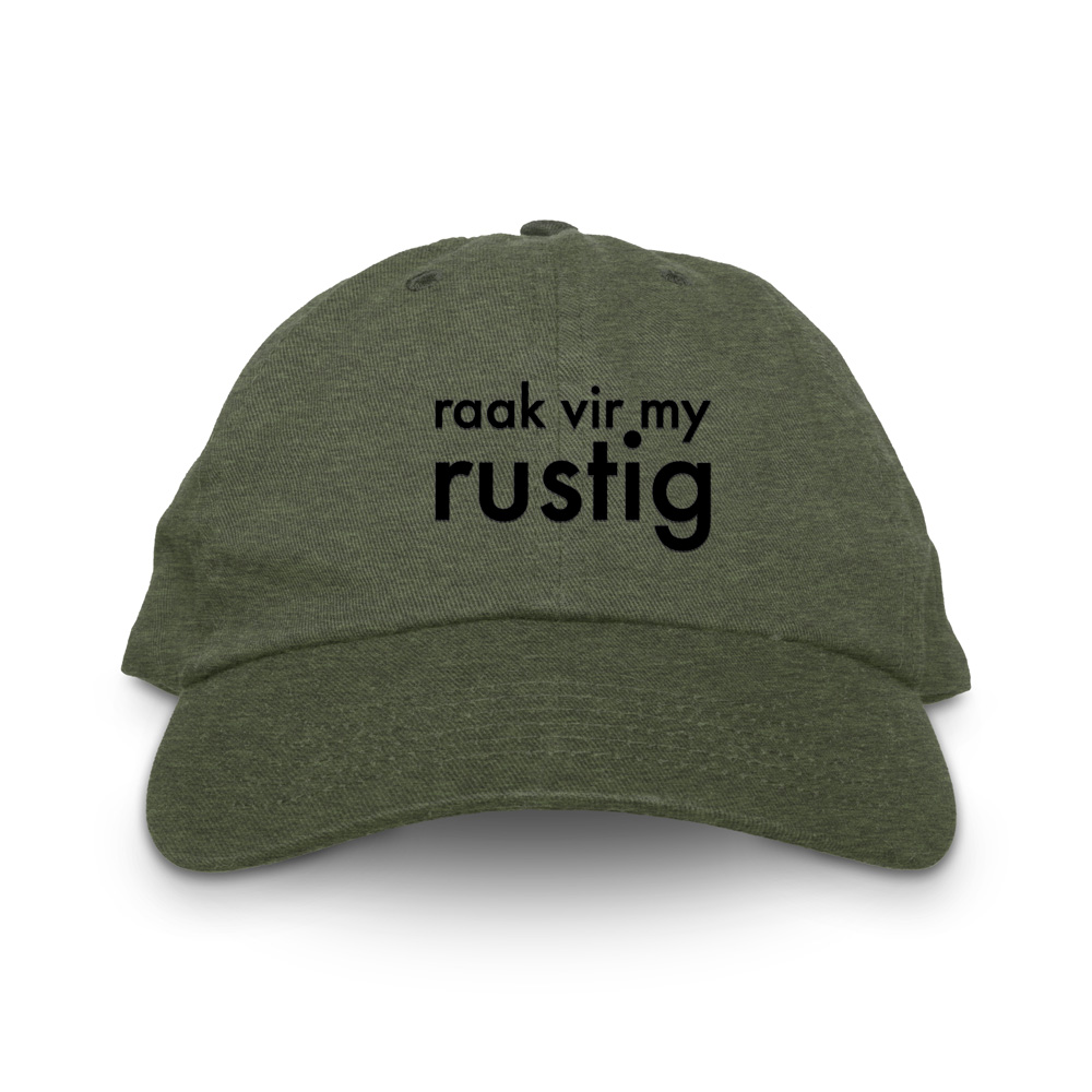 raak vir my rustig - hoed - dinge and goed we all say